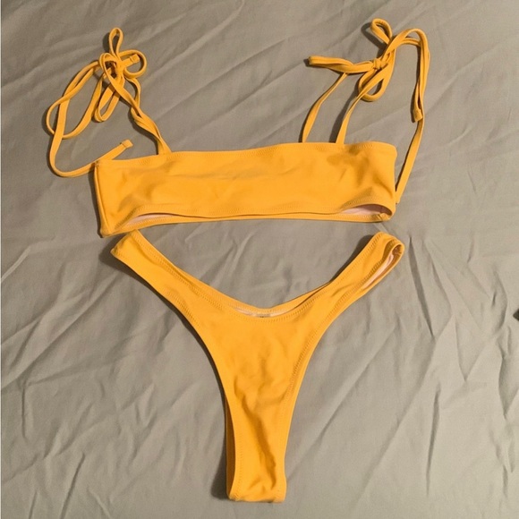 Zaful | Swim | Small Yellow Bikini | Poshmark